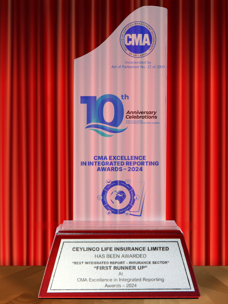 Best Intergrated Report - Insurance Sector - CMA Excellence in ...